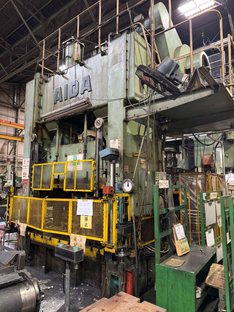 USED 200T H-FRAME MECHANICAL PRESSES, AIDA, PDW-20 , 1979 (AS is where ...